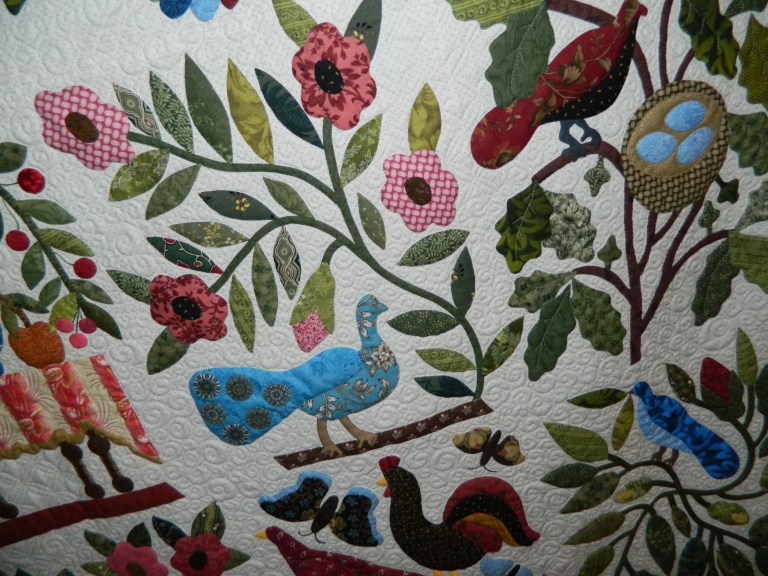 Civil War Bride Quilt | Simple Bird Applique